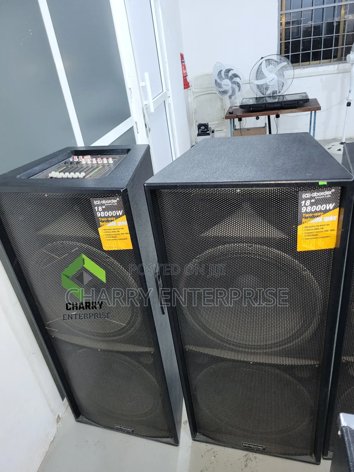 Aborder Powerful 2-way Professional Speaker 98000w 18inch Wireless Mic ...