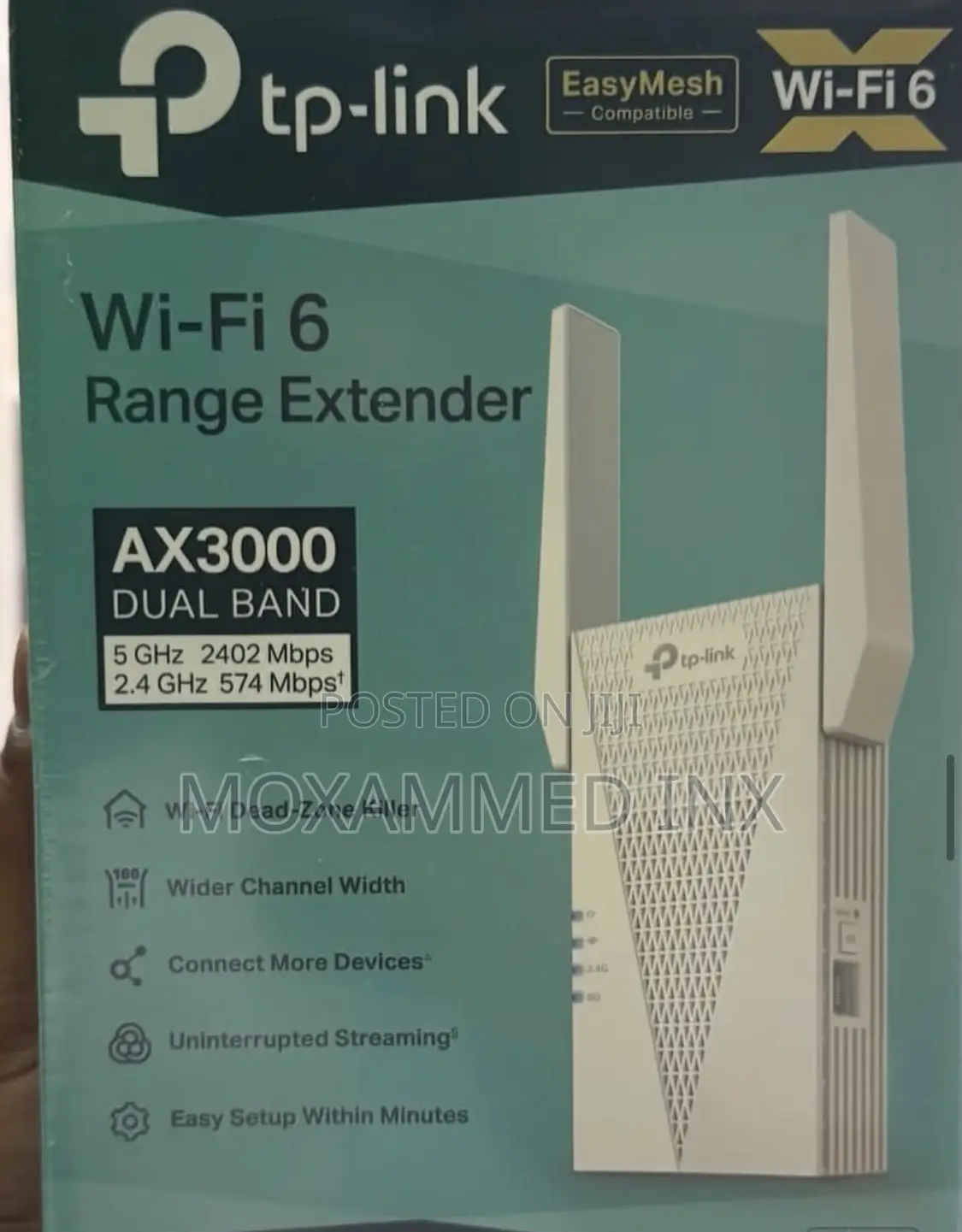 Tp Link Wi-Fi 6 Range Extender Ax3000 Dual Bands in Ilala - Networking ...