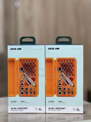 Green Lion 42-in-1 Ratchet Socket Set 72-Tooth 70nm Max Torque in ...