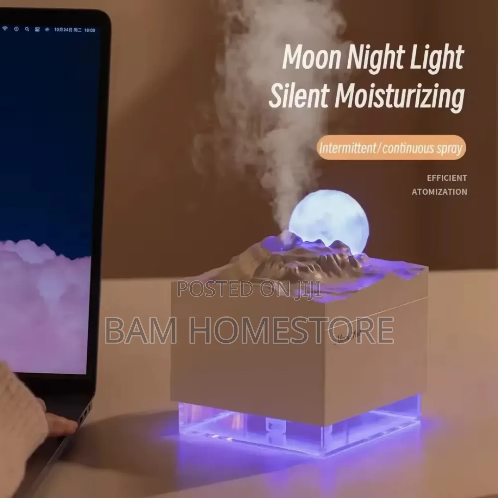 Moon Fall Humidifier for sale - Bam homestore Price: TSh 55,000 on Jiji ...