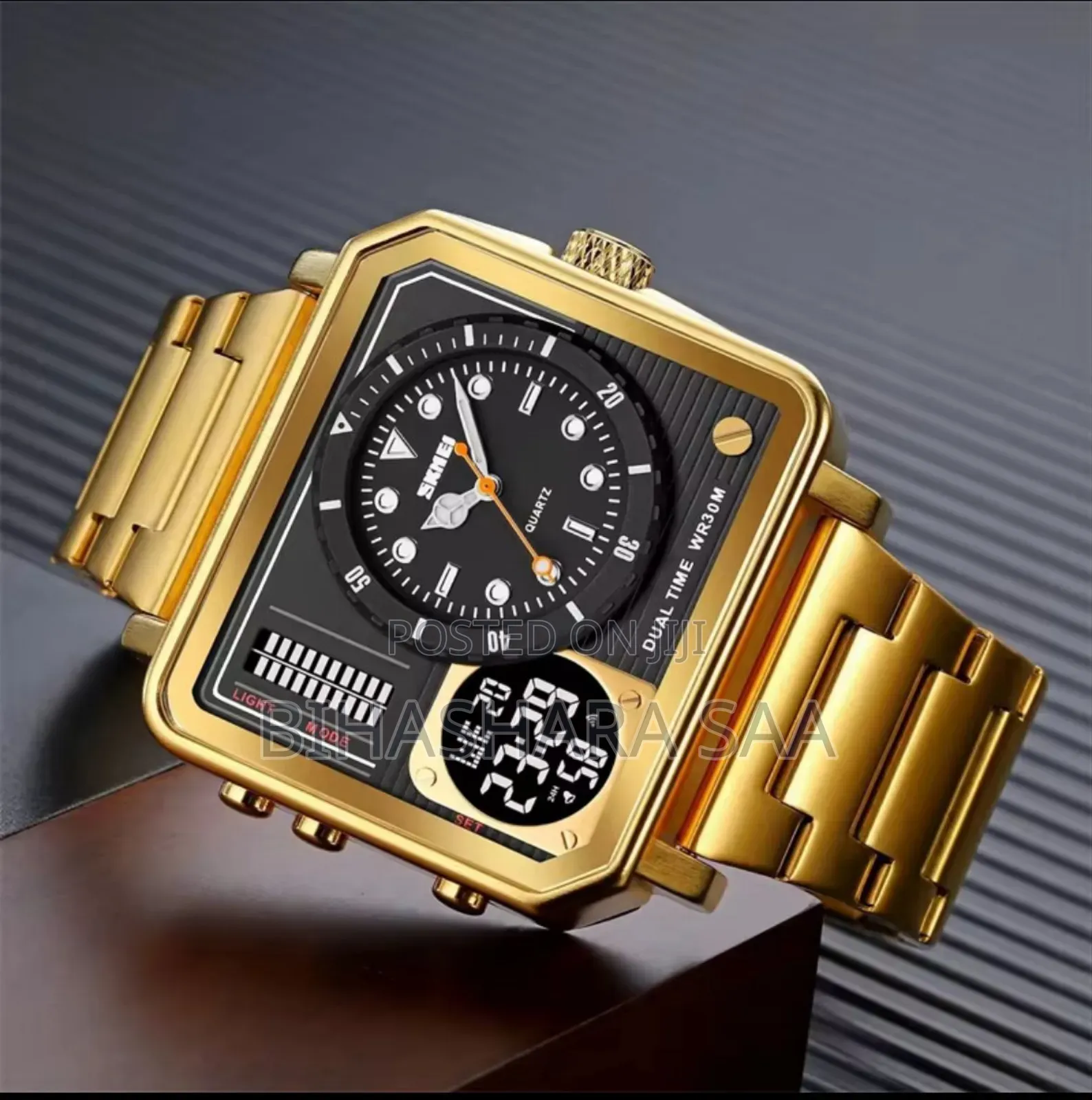 New Skmei Double Watches Gold in Ilala - Watches, Manka Store | Jiji.co.tz