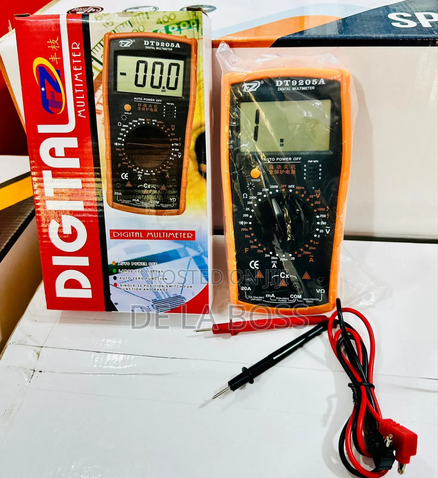 Digital Multimeter Dt9205a in Ilala - Hand Tools, De La Boss | Jiji.co.tz