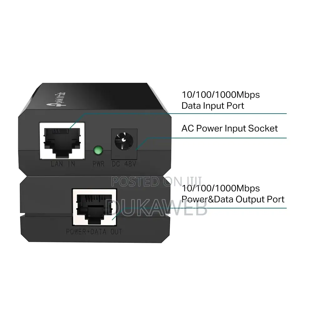 Tp-Link Omada Poe150s Gigabit Poe Injector Adapter – Brand New in ...