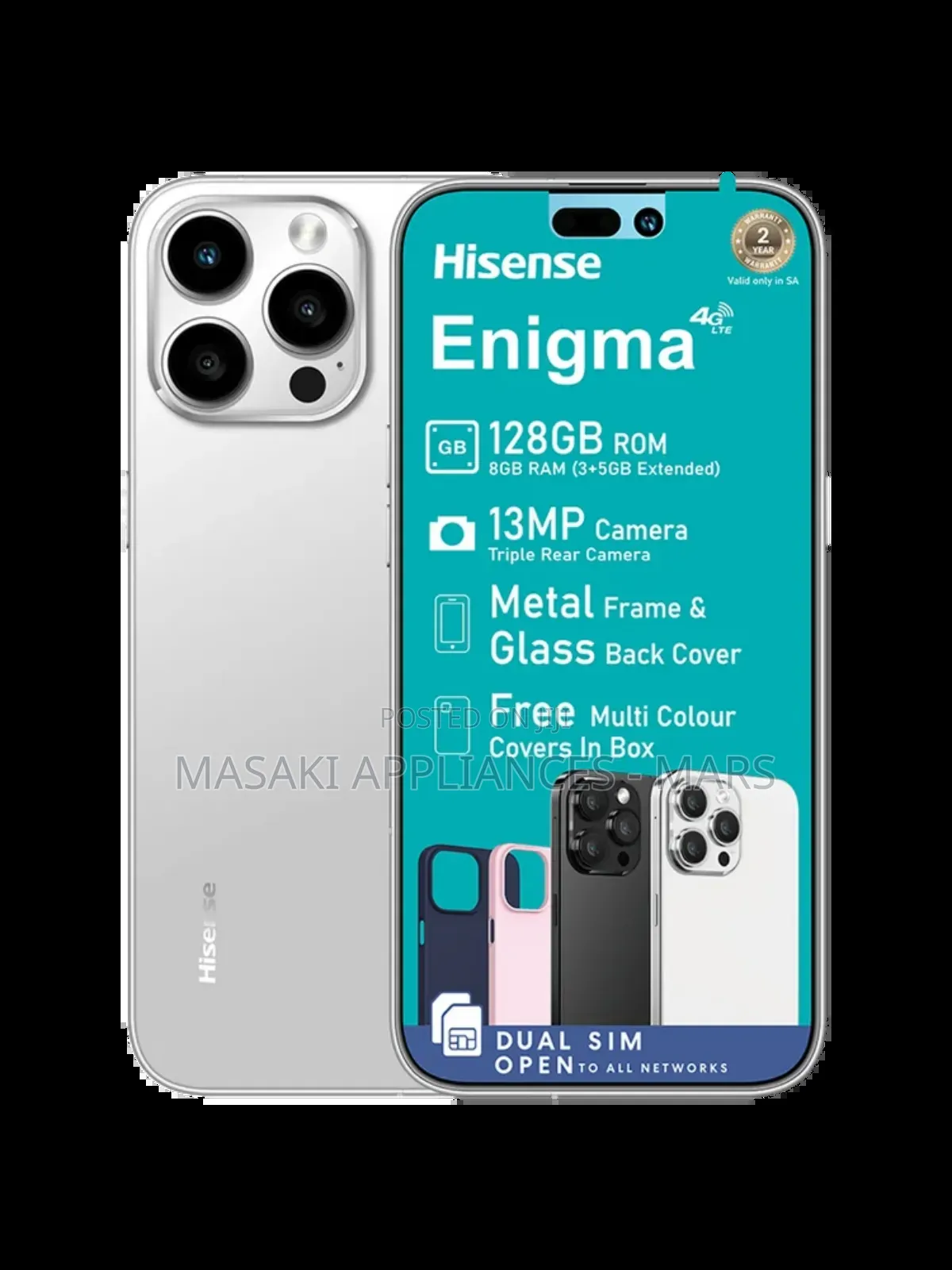 New Hisense A7 128 GB White in Kinondoni - Mobile Phones, Mohamed Mussa ...
