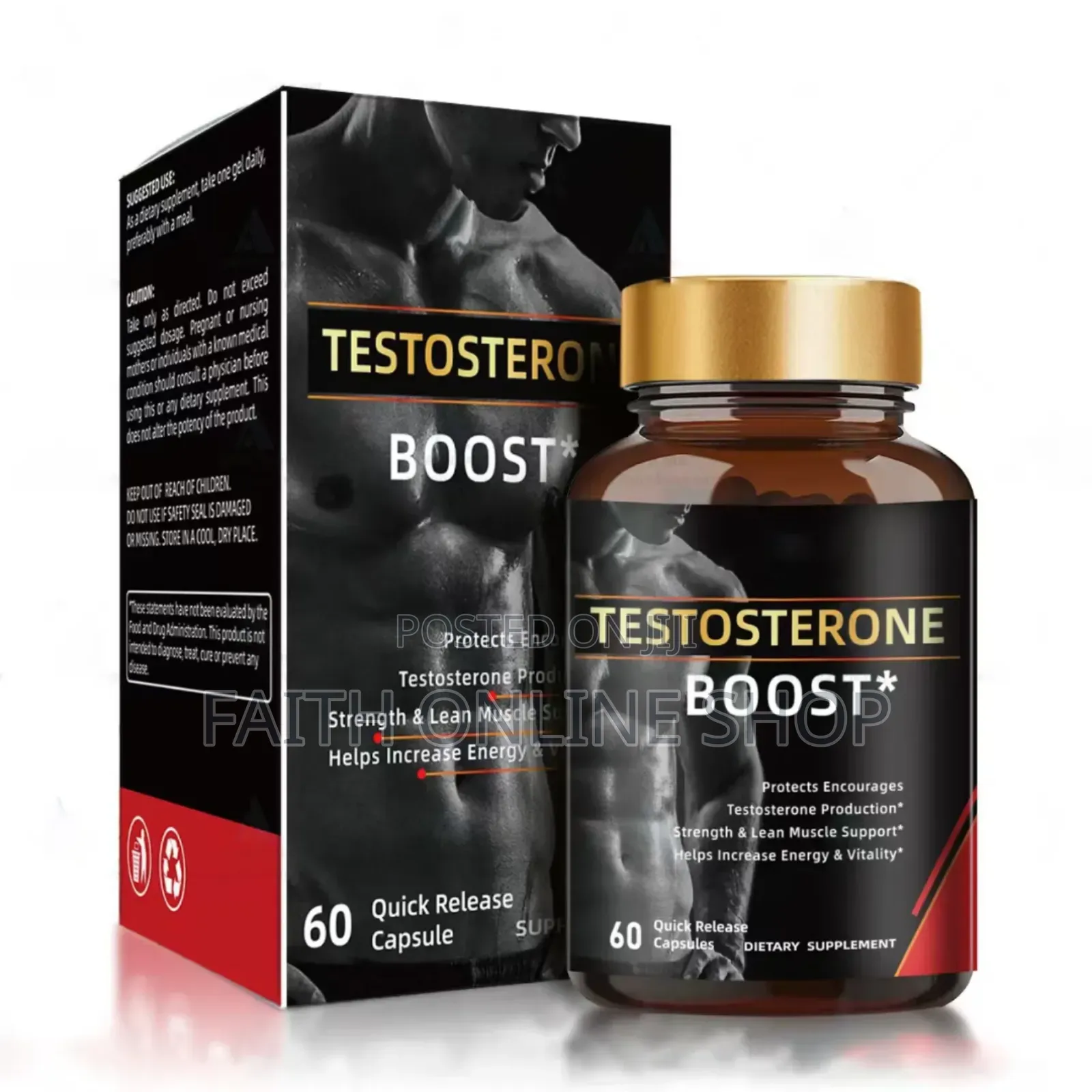 Testosterone Boost 60pcs in Ilala - Vitamins & Supplements, Faith ...