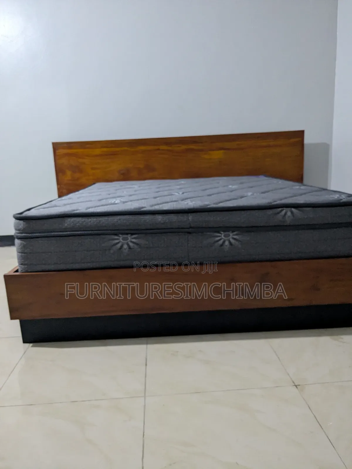 Hard Wood Bed in Ilala - Furniture, Stephen Simchimba | Jiji.co.tz