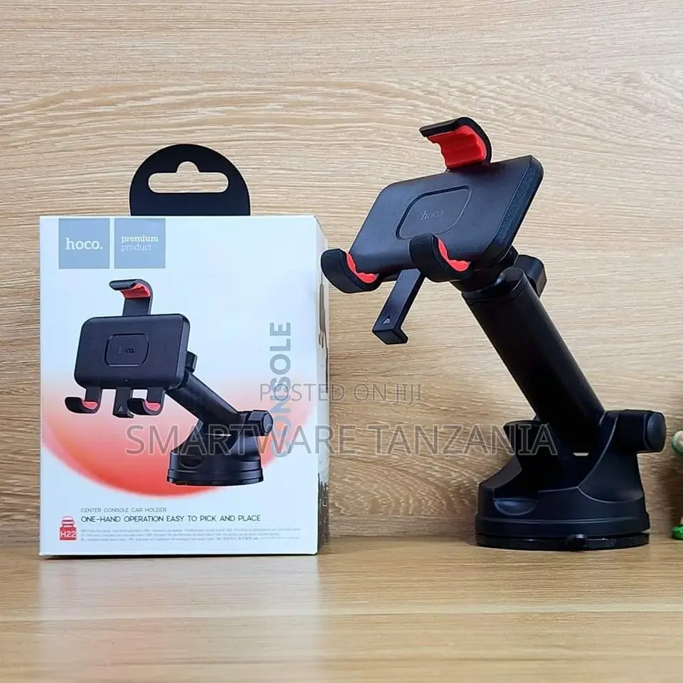Hoco H22 Center Console Car Phone Mount One-hand Pickup Suction Base in ...