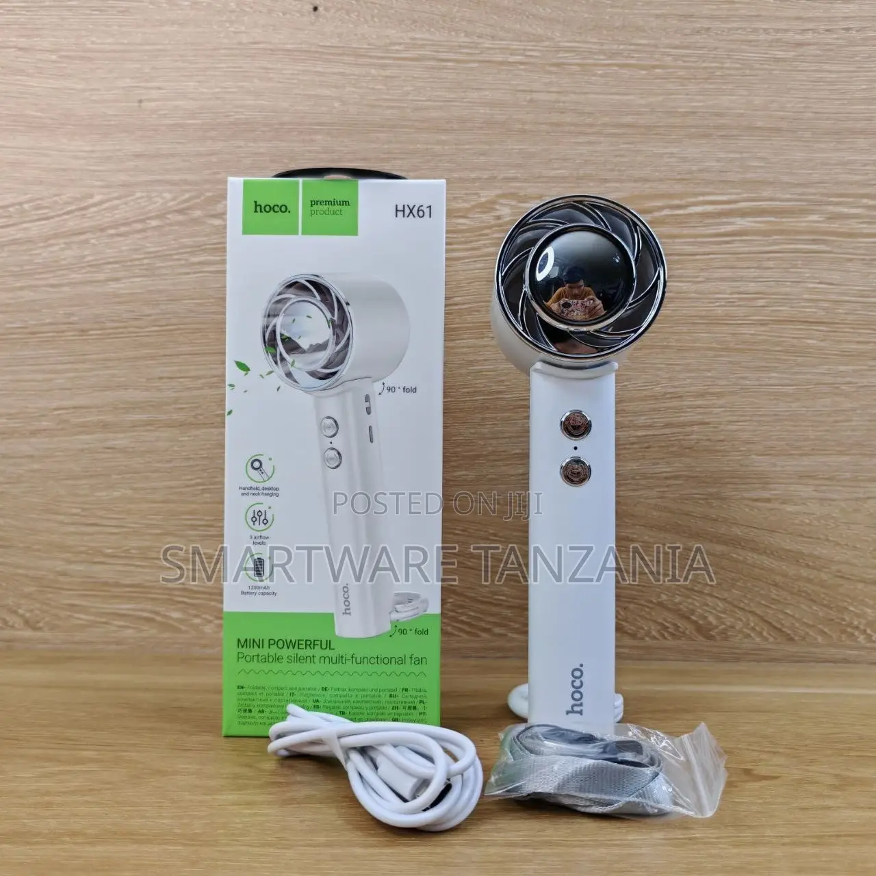 Hoco Hx61 Mini Foldable Fan Portable Neck Hanging Silent Cooler in Kinondoni - Home Appliances ...