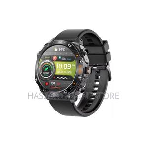Porodo Hype Smart Watch With Wireless Earbuds and Black Leather Band in ...