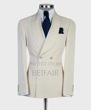 Full Off-White Double Buttons Suit in Ilala - Clothing, Beifair Store ...