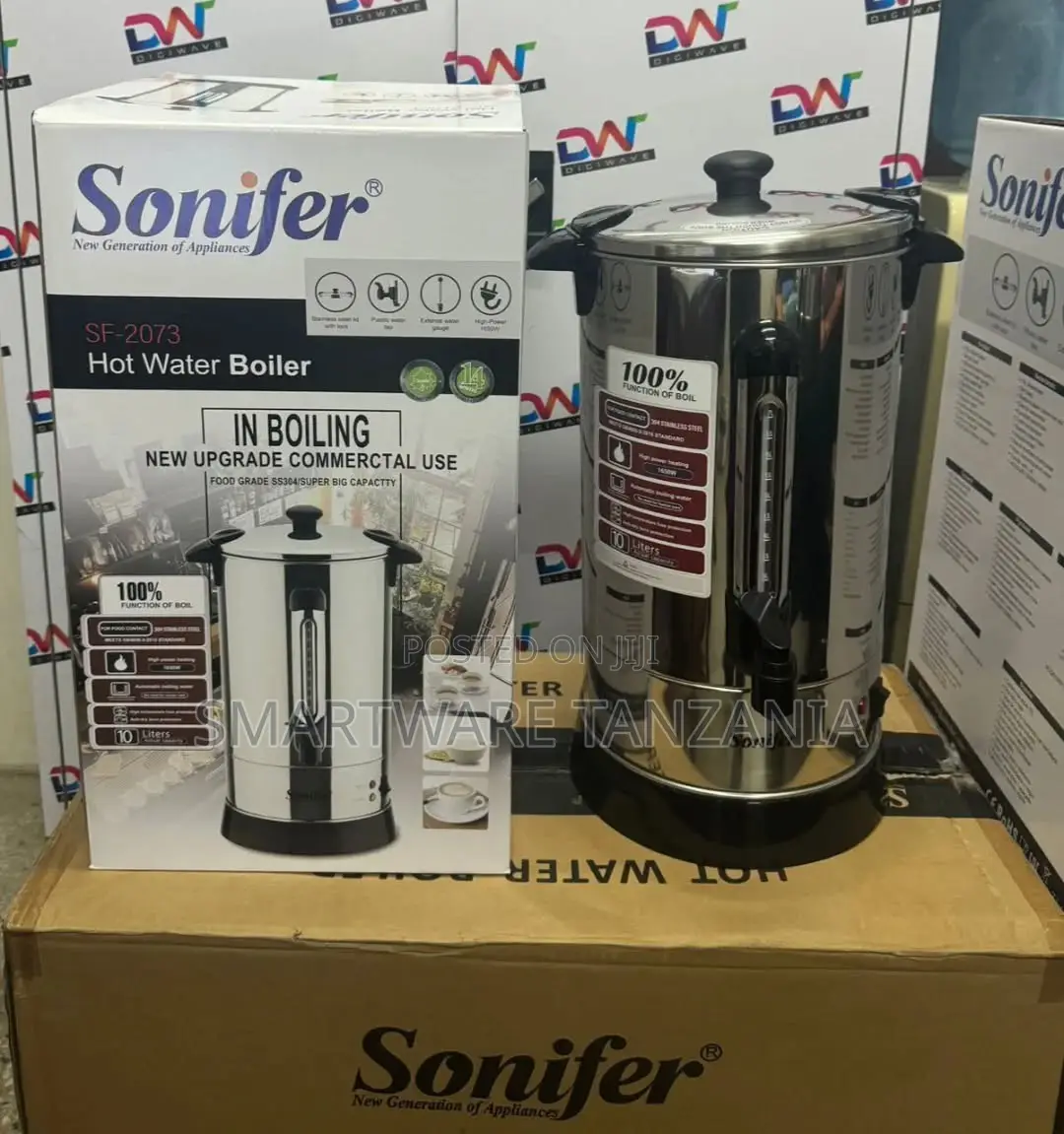 Sonifer Hot Water Boiler 10l Commercial Stainless Steel 1650w Urn in ...