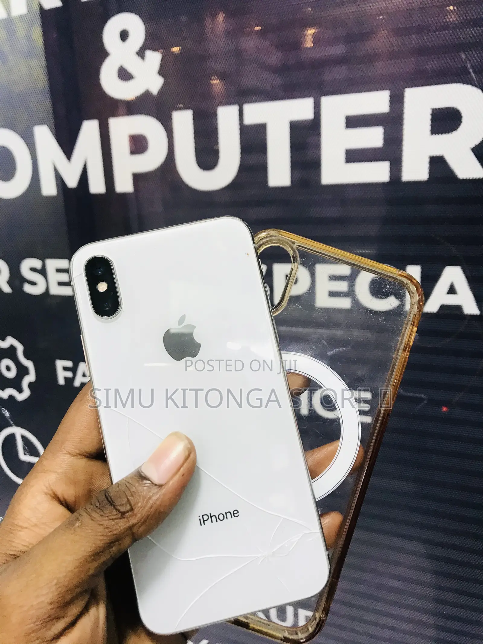Apple iPhone X 64 GB White for sale - Simu kitonga store ☎ Price: TSh ...
