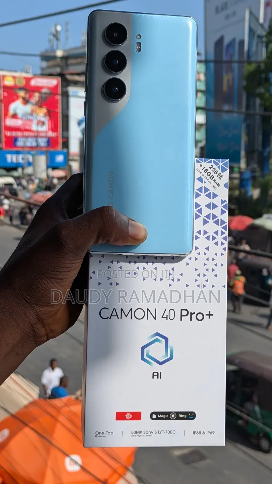 New Tecno Camon 40 Pro 256 GB Blue in Ilala - Mobile Phones, Daudy ...