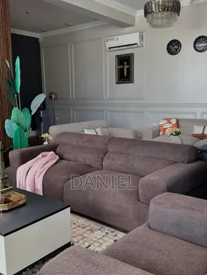 Sofa Set Ya Watu Wa 5 Full Spring Belt and Fiber Valvet Grade One in ...