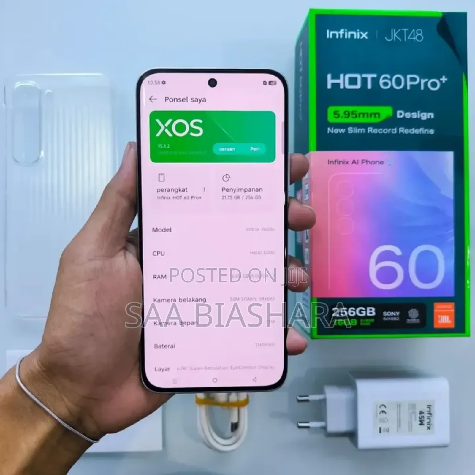 New Infinix Hot 60 Pro+ 128 GB White in Ilala - Mobile Phones, Saa ...