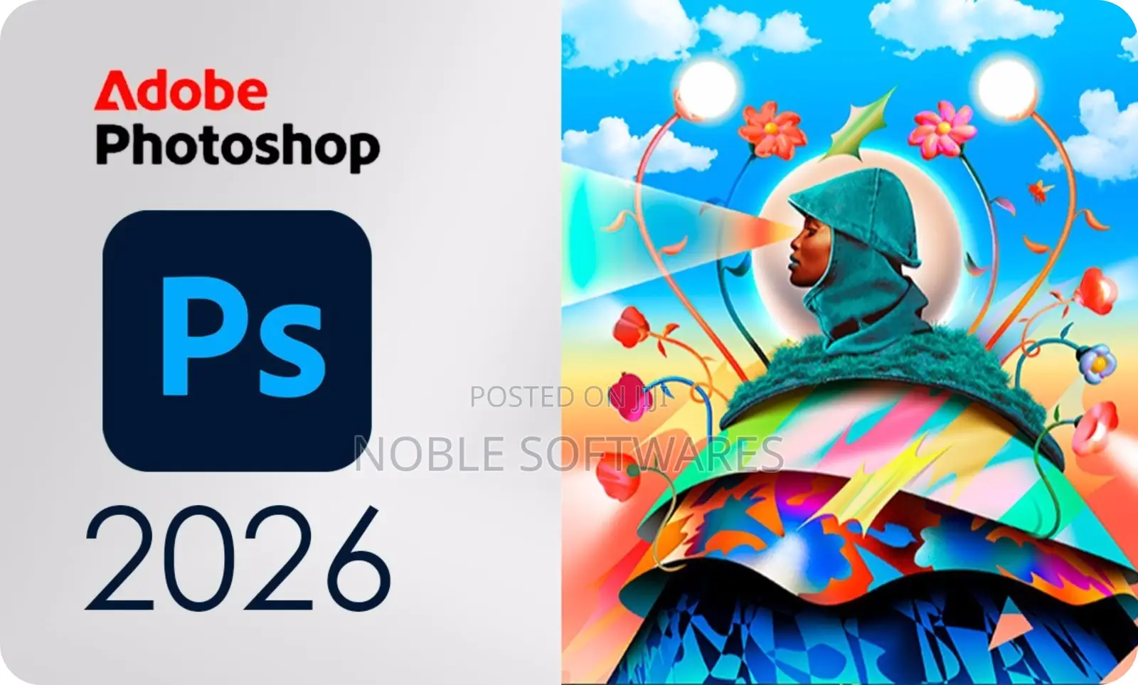 Adobe Photoshop 2026 ( Offline Install ) in Ilala - Software, Noble Softwares | Jiji.co.tz