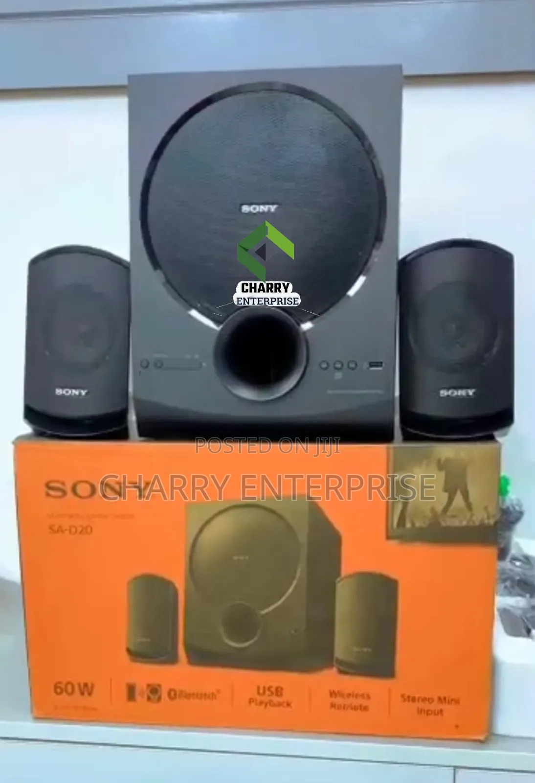 Sony Sa-D20 2.1ch Home Theatre Satellite Speaker System Power:- 60w for ...