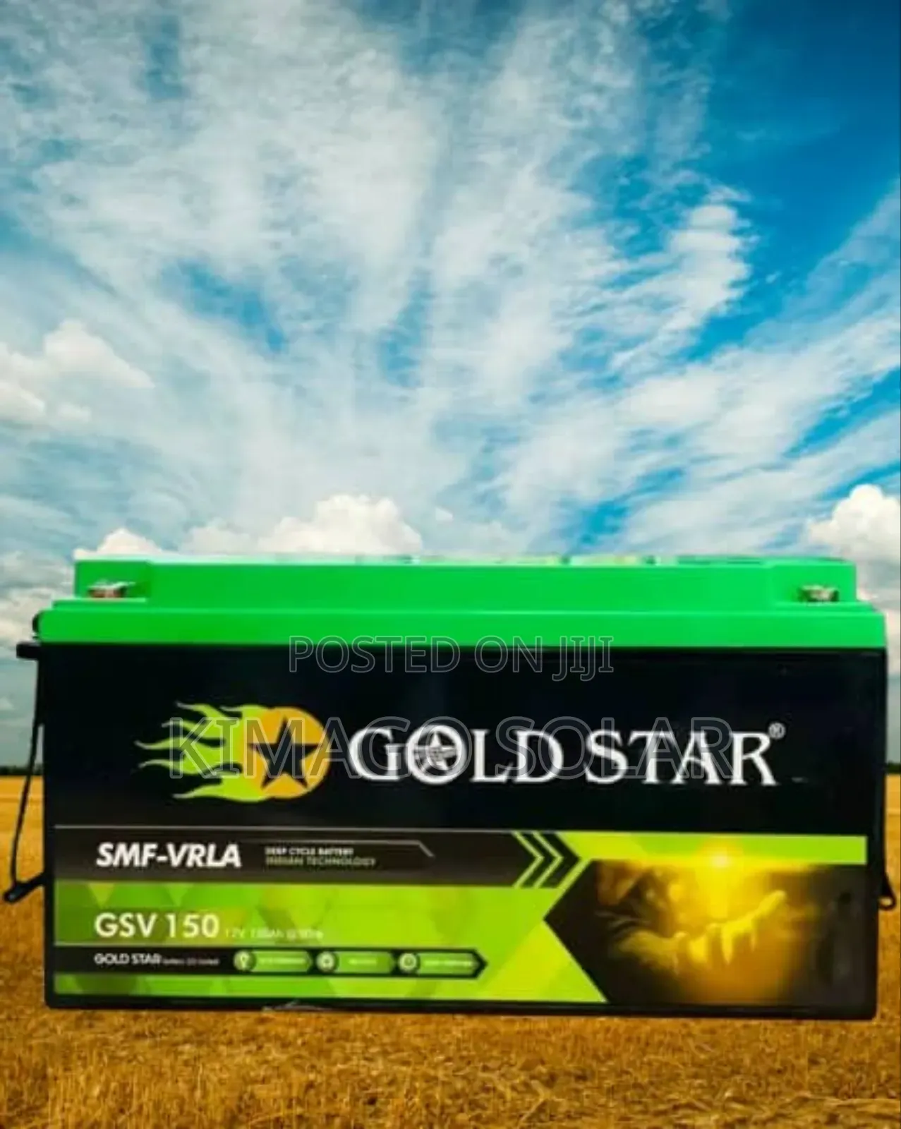 Gold Star Solar Battery 150ah 12v in Kinondoni - Electrical Equipment ...