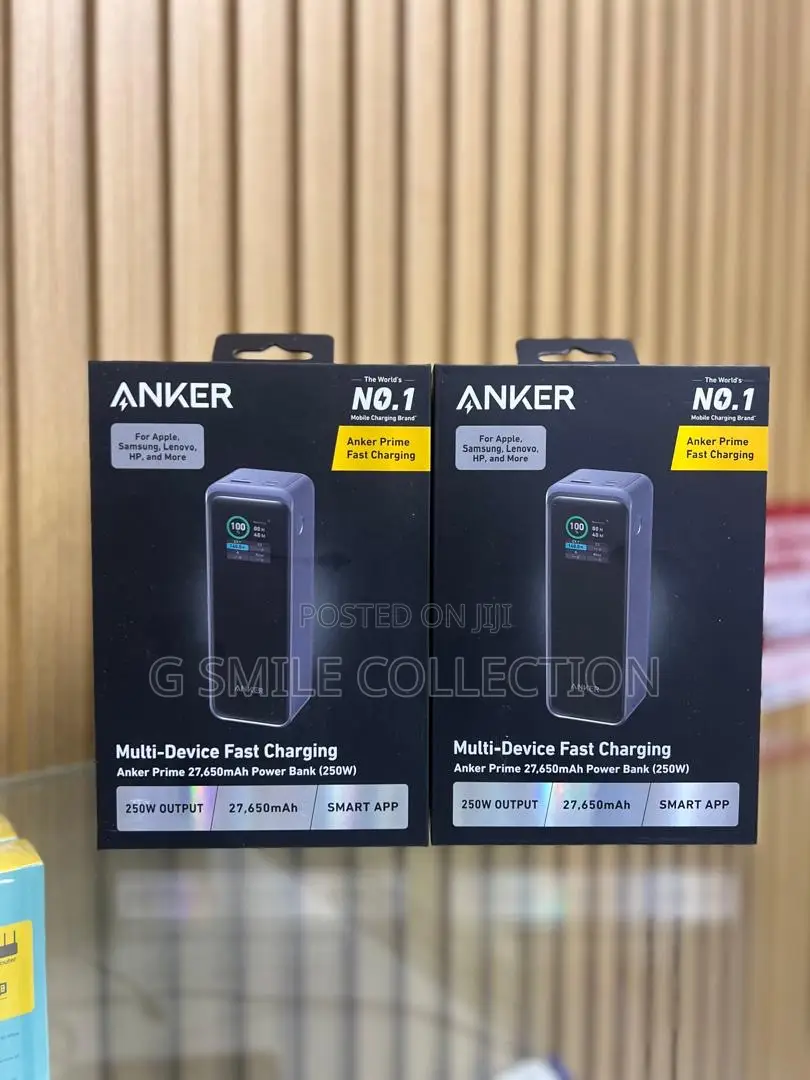 Anker Prime 27,650mah Power Bank (250w) in Kinondoni - Accessories for ...