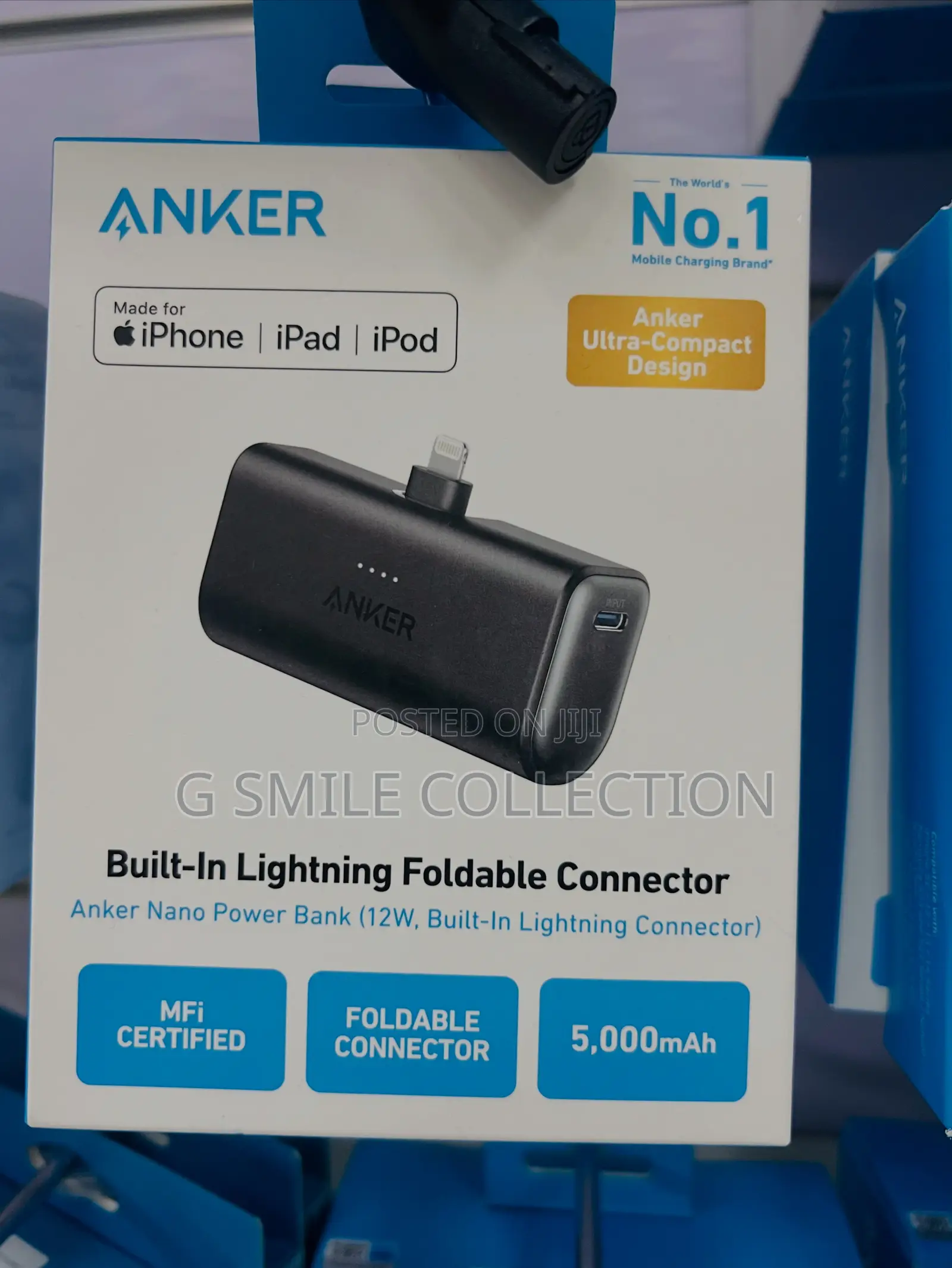 Anker Nano Power Bank (12w, Built-in Lightning Connector) in Kinondoni ...