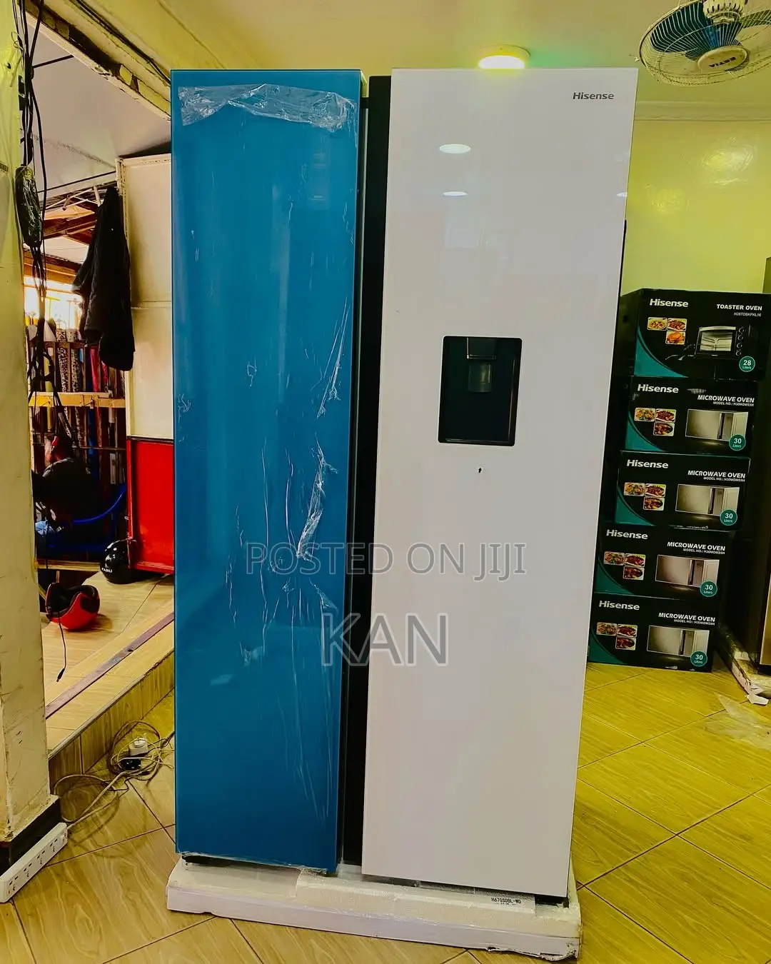 Hisense Fridge Blue and White 508l in Ilala - Kitchen Appliances, Rahim ...