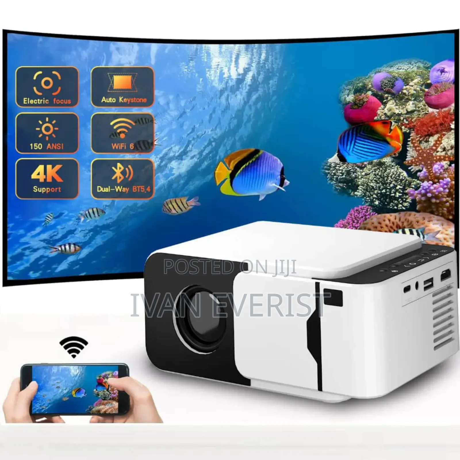 Mini Projector Pro (High Uhd) in Kinondoni - TV & DVD Equipment, Ivan ...