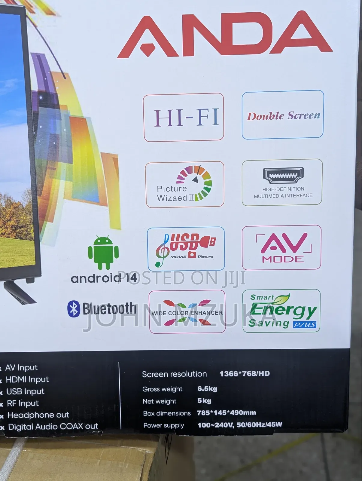 Tv Double Glass 32 Inches With Bluetooth in Ilala - TV & DVD Equipment ...