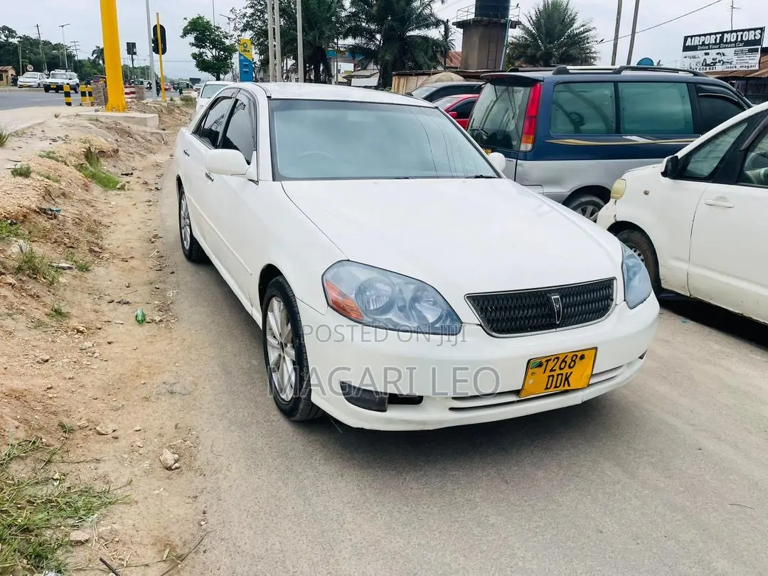 Toyota Mark II 2003 White in Ilala - Cars, Magari Leo | Jiji.co.tz