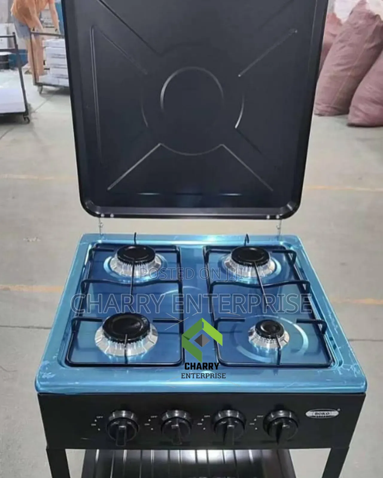Boko Free Standing Full Gas Stove/ Cooker 4 Burner and Storage Space in ...