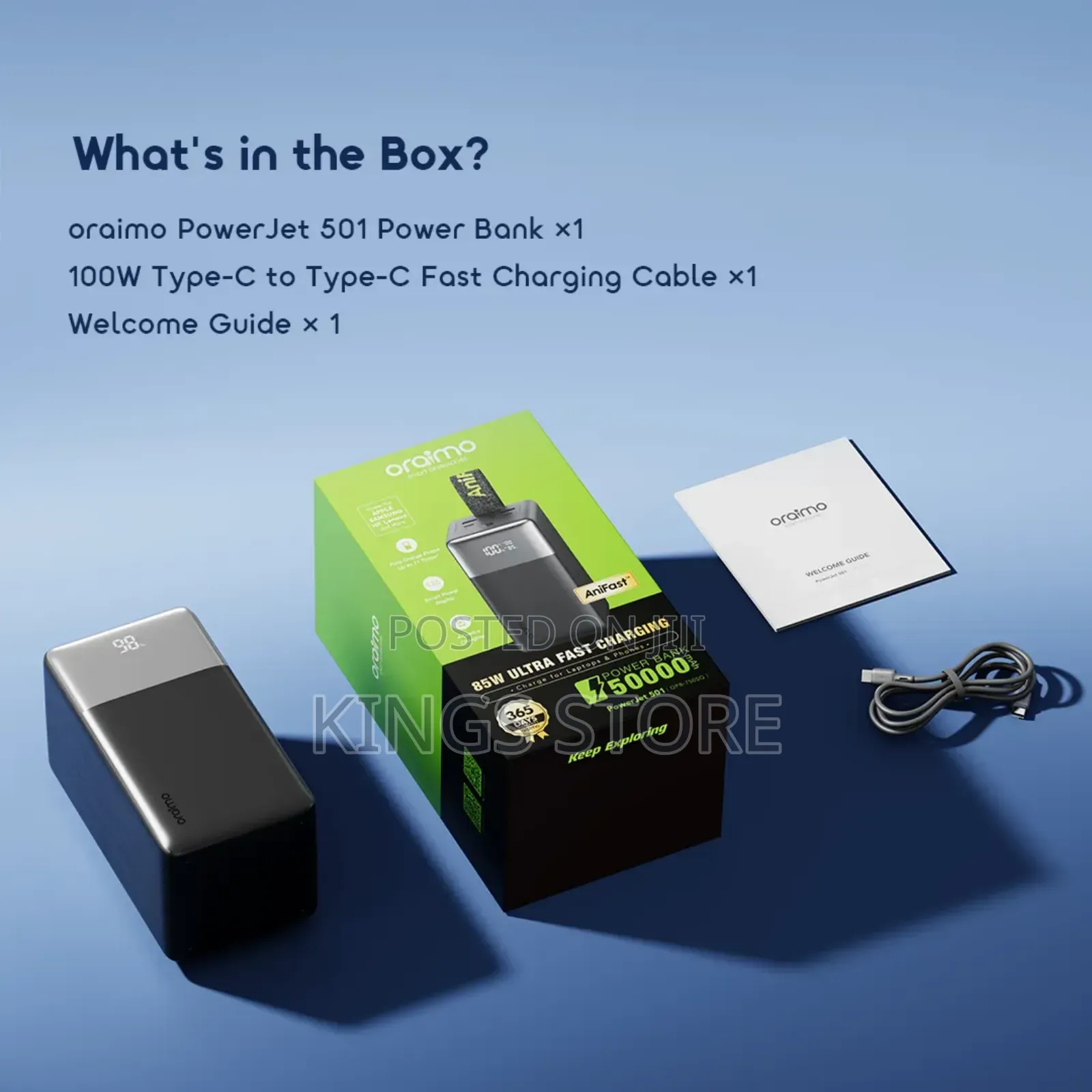 Oraimo Powerjet 501 50000mah 85w Fast Charging Power Banks in Ilala ...