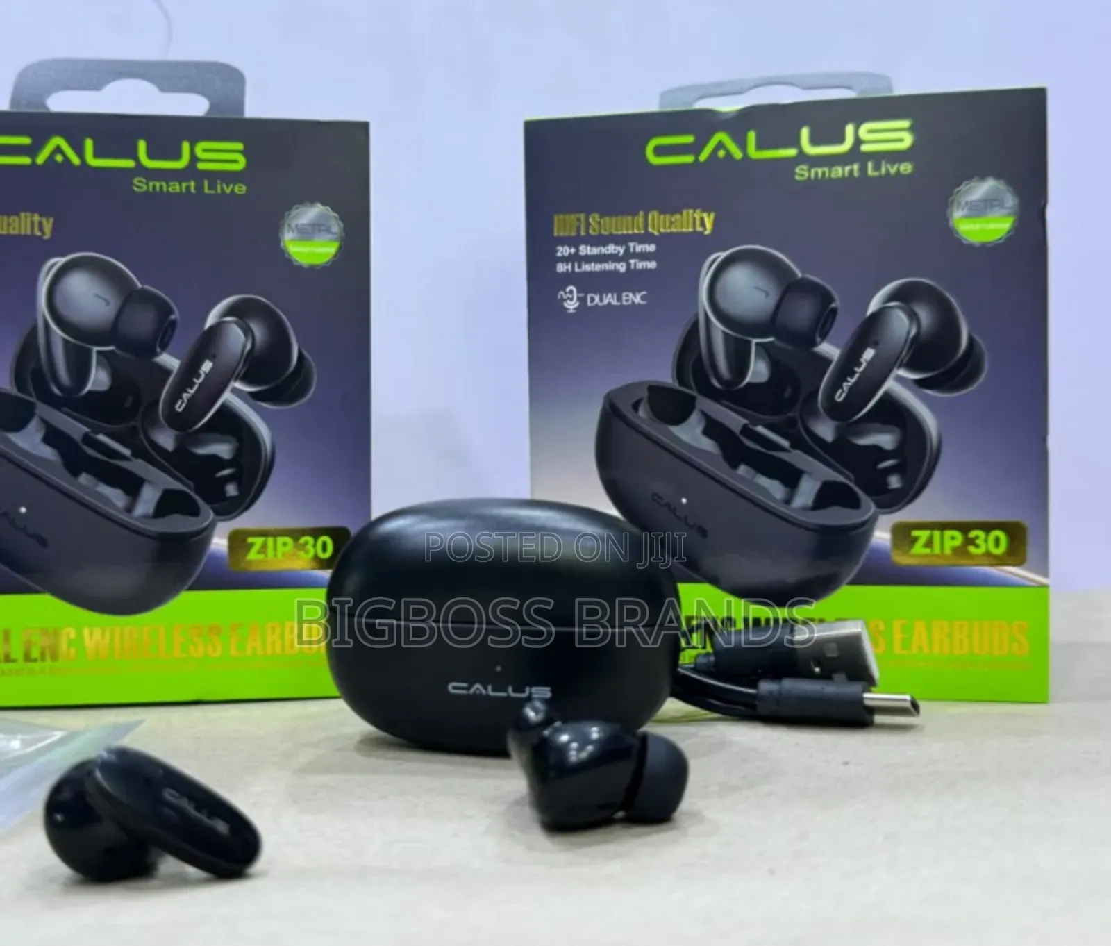 Calus Wireless Earbuds Zip 30 Enc Noise Reduction for sale - BigBoss ...