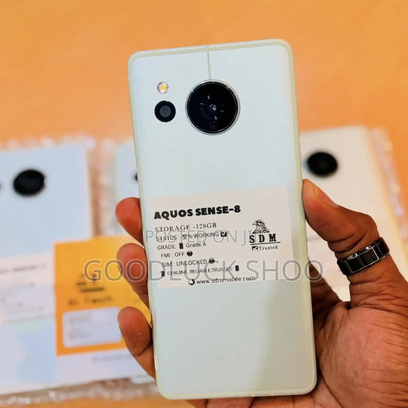 Sharp Aquos Sense 8 128 GB White in Kinondoni - Mobile Phones, Kunta Kinte | Jiji.co.tz