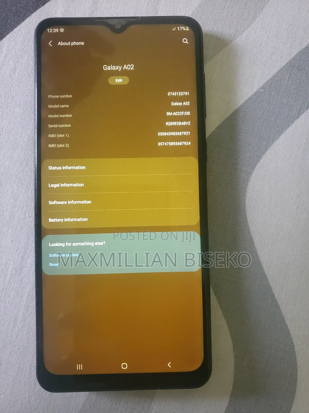 Samsung Galaxy A02 64 GB Black in Kibaha - Mobile Phones, Maxmillian ...