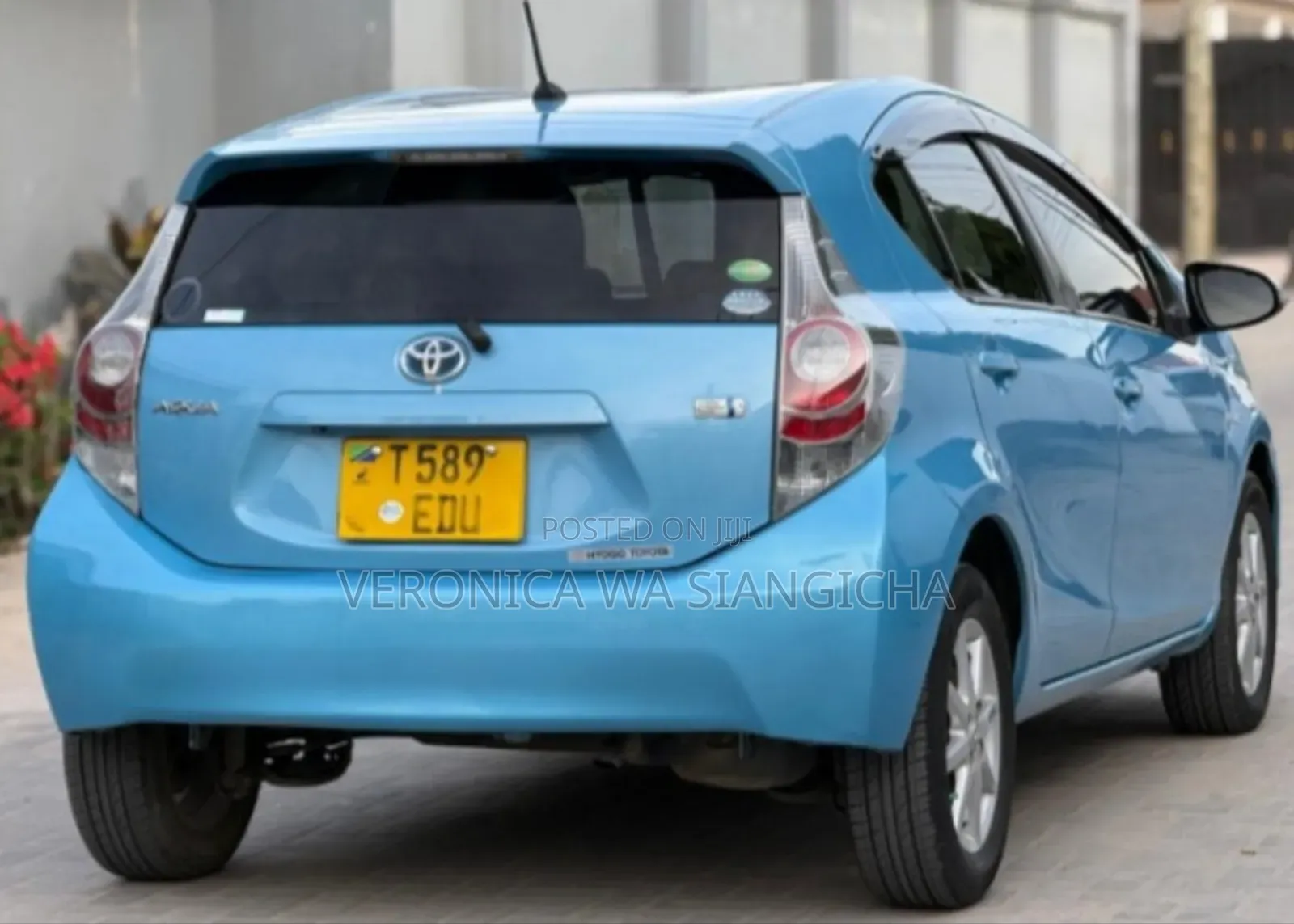 Toyota Aqua 2012 Blue in Kinondoni - Cars, Veronica Wa Siangicha | Jiji ...