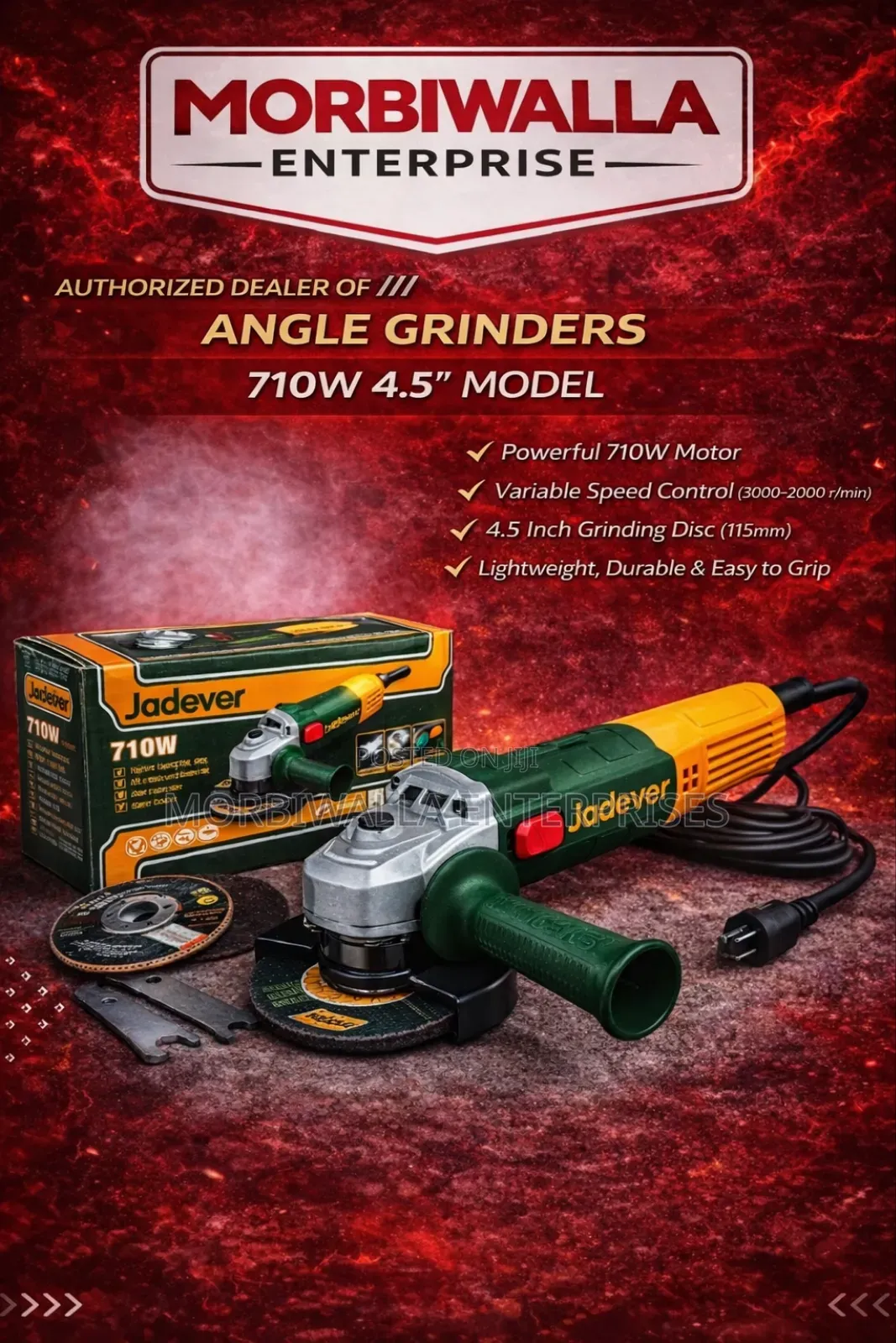 Angle Grinder 4.5" Jadever in Ilala - Electrical Hand Tools, Mogela ...