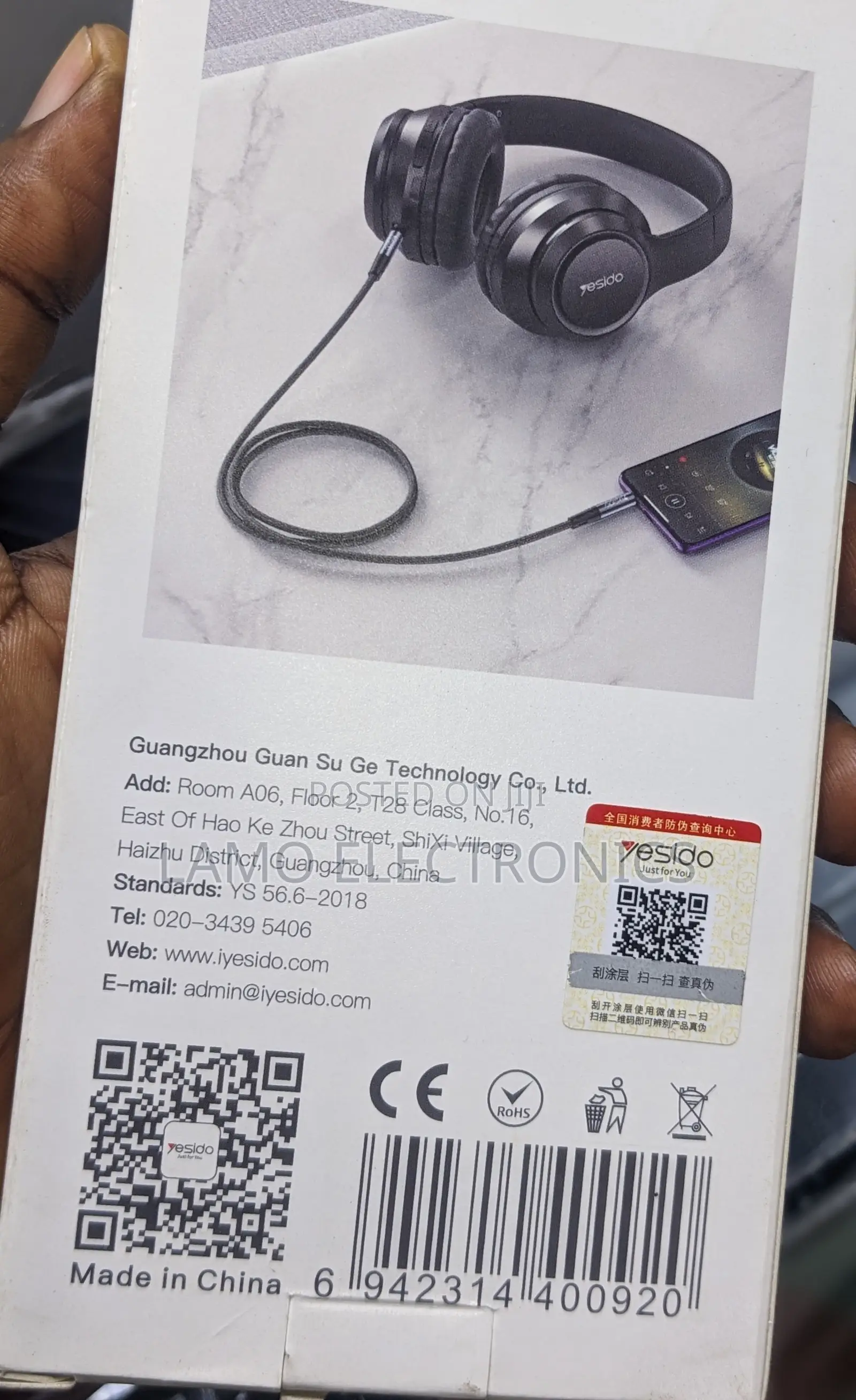 Yesido Yau43 Audio Cable Dual 3.5mm Aux Audio Cable With Hd Call in ...