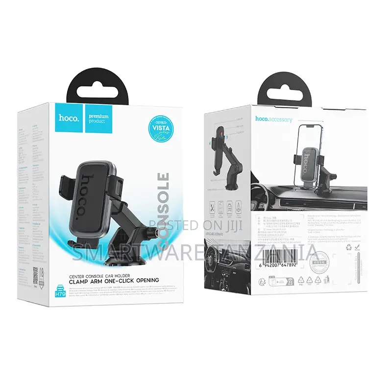 Hoco H72 Vista Console Holder Clamp Arm One Click Phone Mount in ...