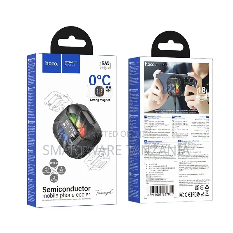 Hoco Ga5 Semiconductor Mobile Phone Cooler Magnetic 0c Usb Cooling for ...