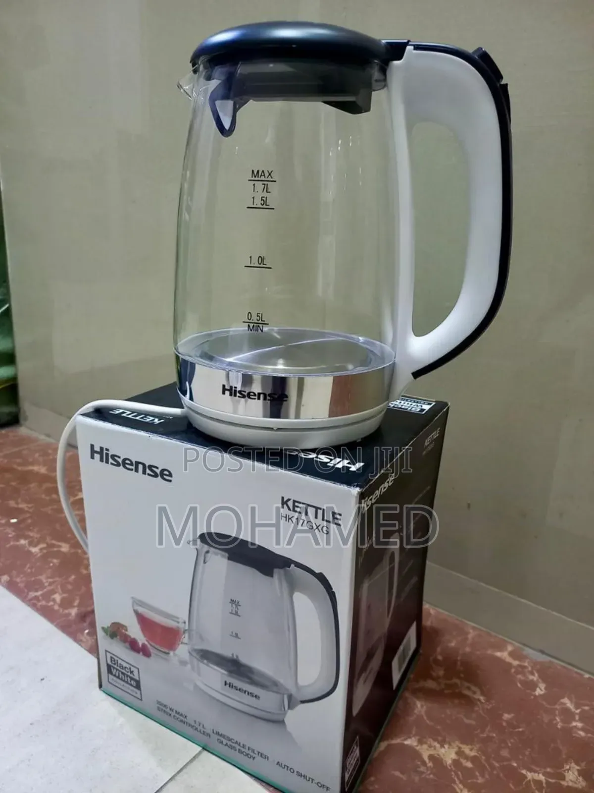 Hisense Kettle Hk17 GXG for sale - Mohamed Price: TSh 75,000 on Jiji.co ...