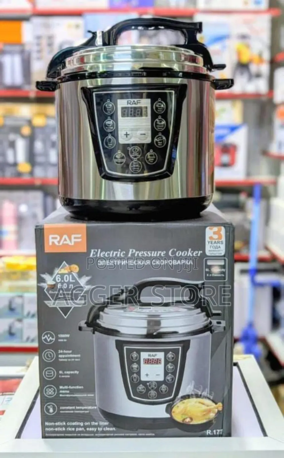 Raf Electric Pressure Cooker for sale - agger_store Price: TSh 120,000 ...