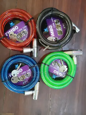 Key Type Anti Theft Bicycles / Motorcycles Cable Locks for sale - Chole ...