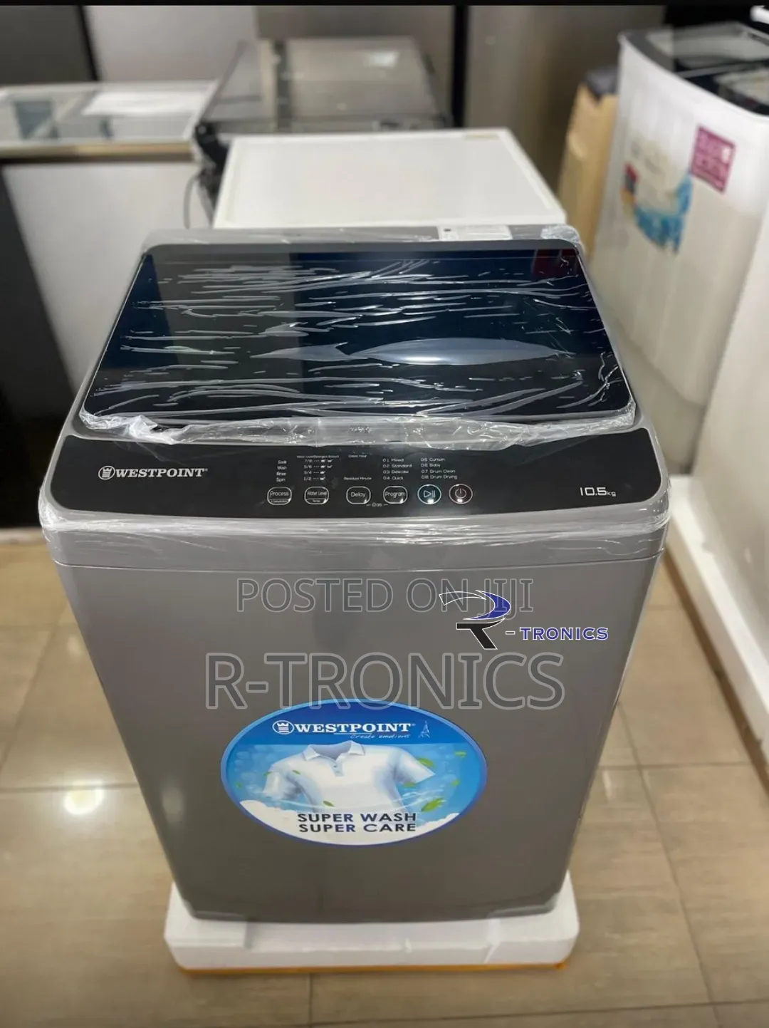 10.5 Kg Westpoint Washing Machine Top-Load, Fully Automatic Washer kwa ...
