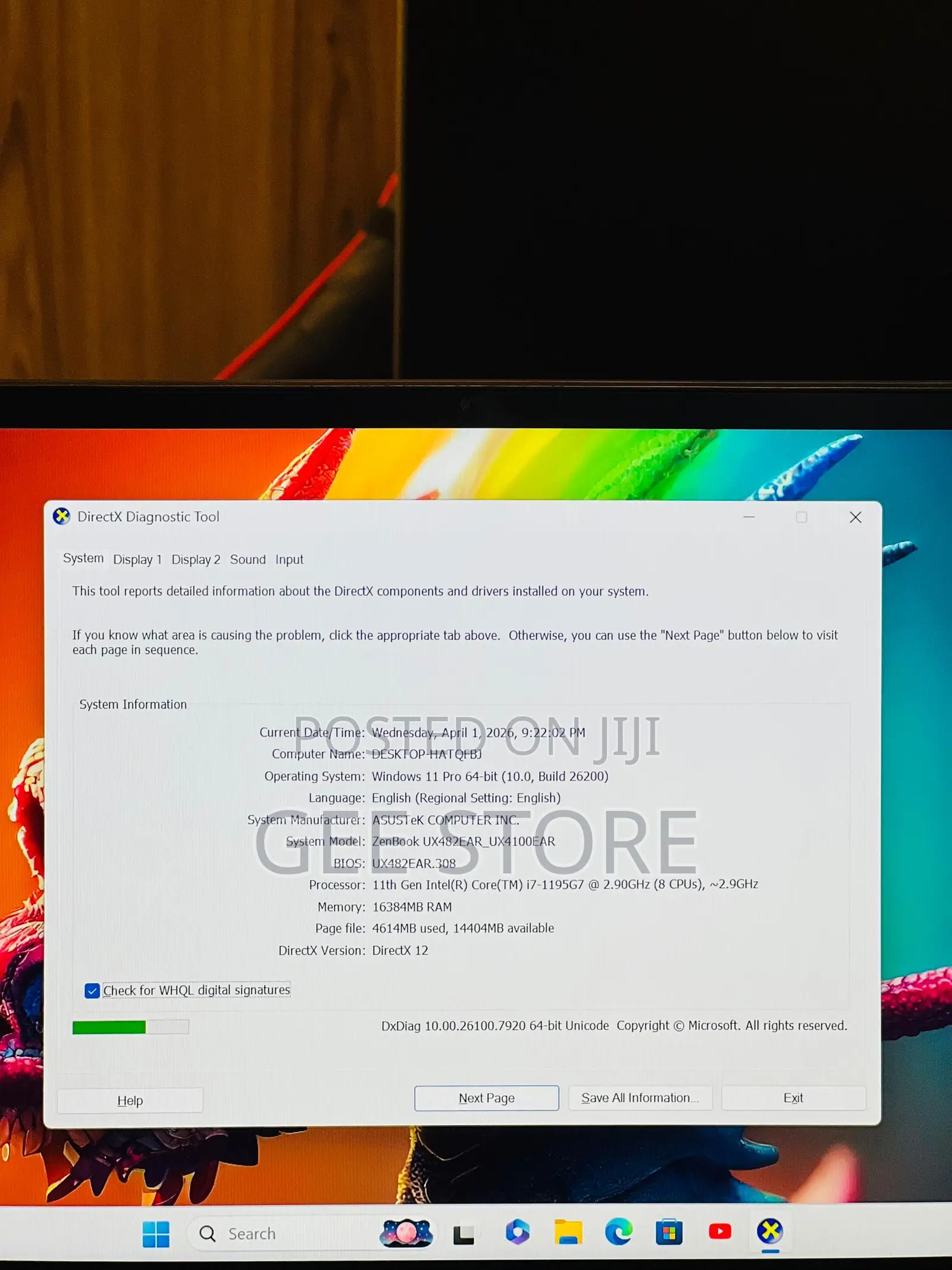 Laptop Asus ZenBook UX430UA 16GB Intel Core i7 SSD 512GB for sale - gee ...