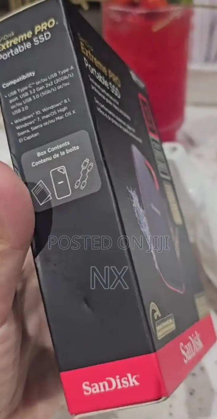 Sandisk E81 External SSD 1tb 2000mbps kwa mauzo - Nx Bei: TSh 850,000 ...