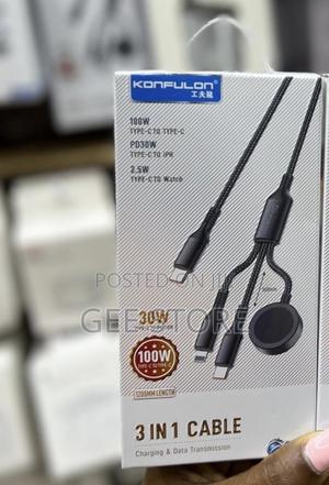 Konfulon 3 in 1 Cable - gee store Price: TSh 35,000 on Jiji.co.tz [Ilala]